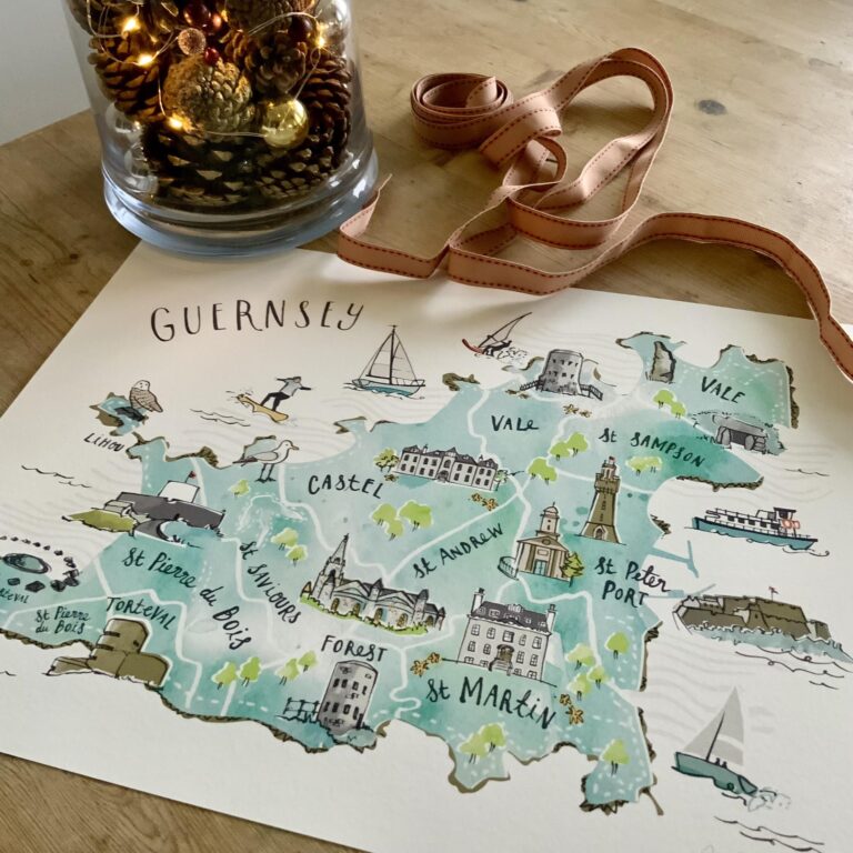 Illustrated cards and prints of Guernsey
